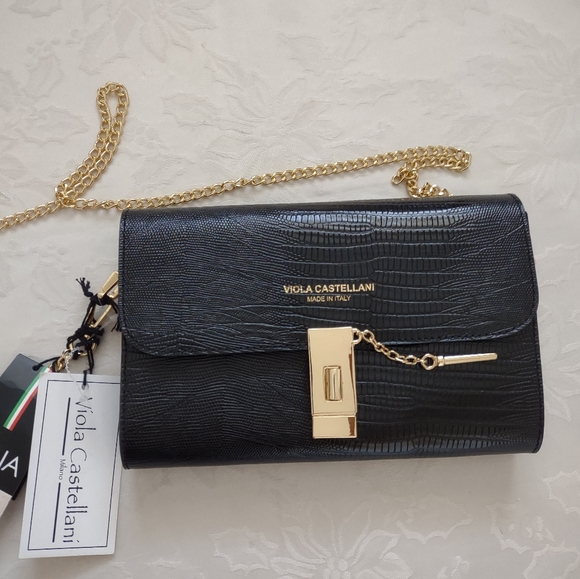 Viola Castellani | Bags | New Viola Castellani Luxury Italian Leather ...